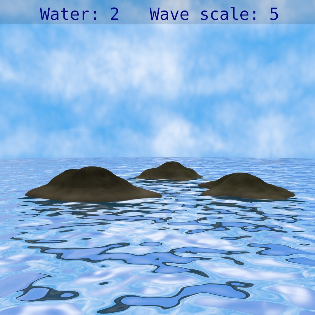 3d Islands Sea Water - Model