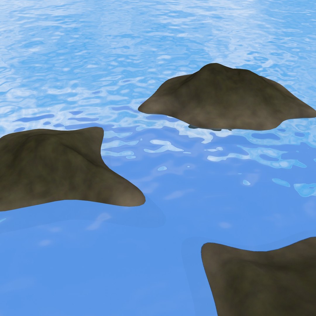 3d Islands Sea Water - Model