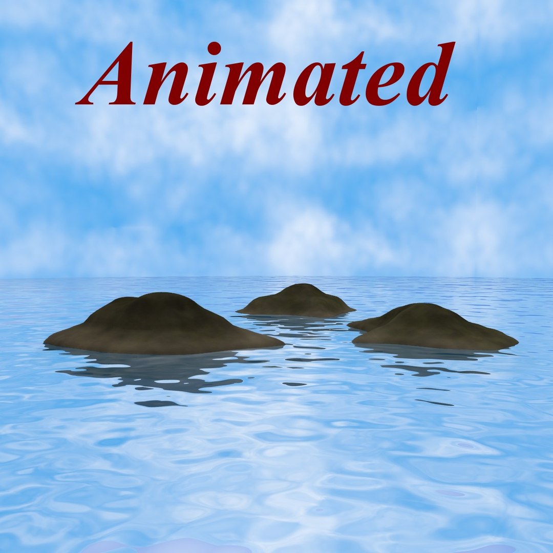 3d Islands Sea Water - Model
