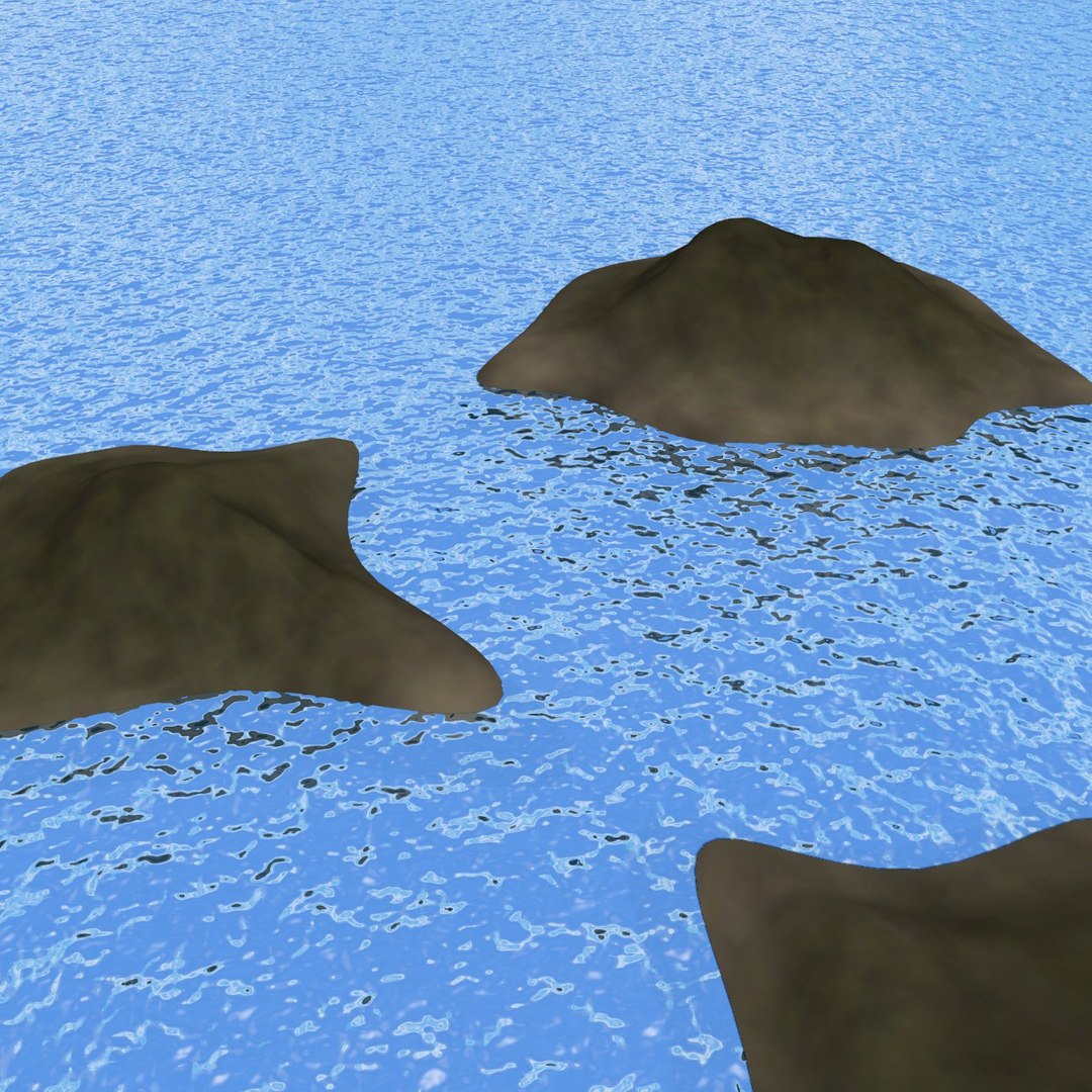 3d Islands Sea Water - Model