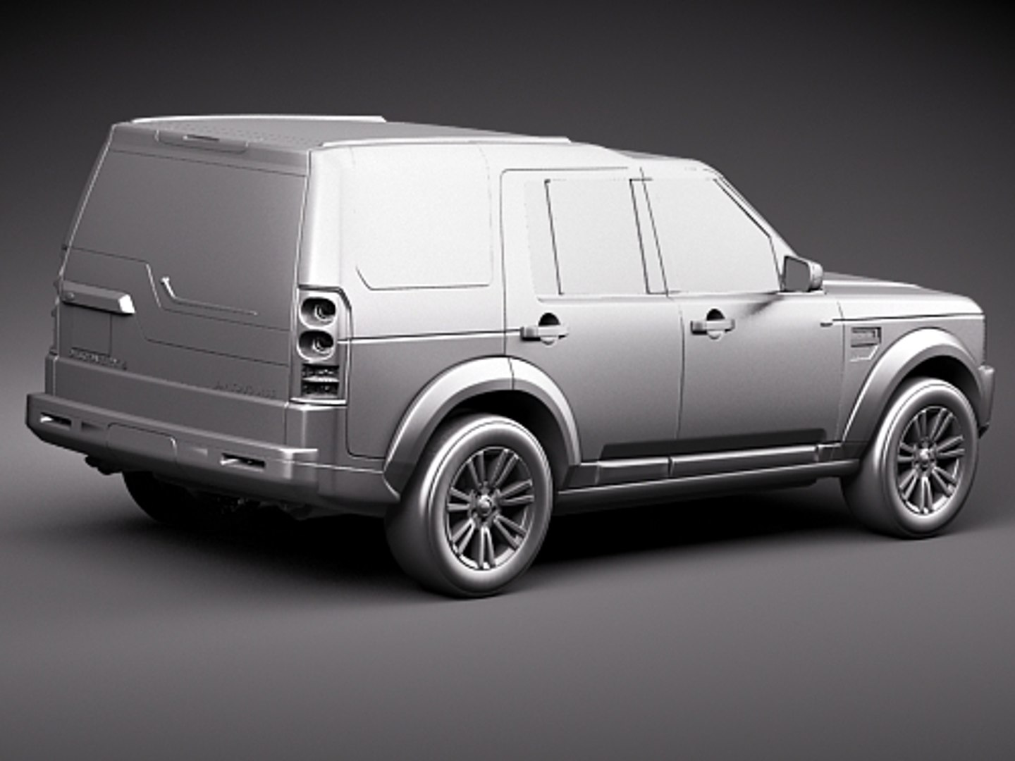 3d Model Of Land Rover Discovery 4