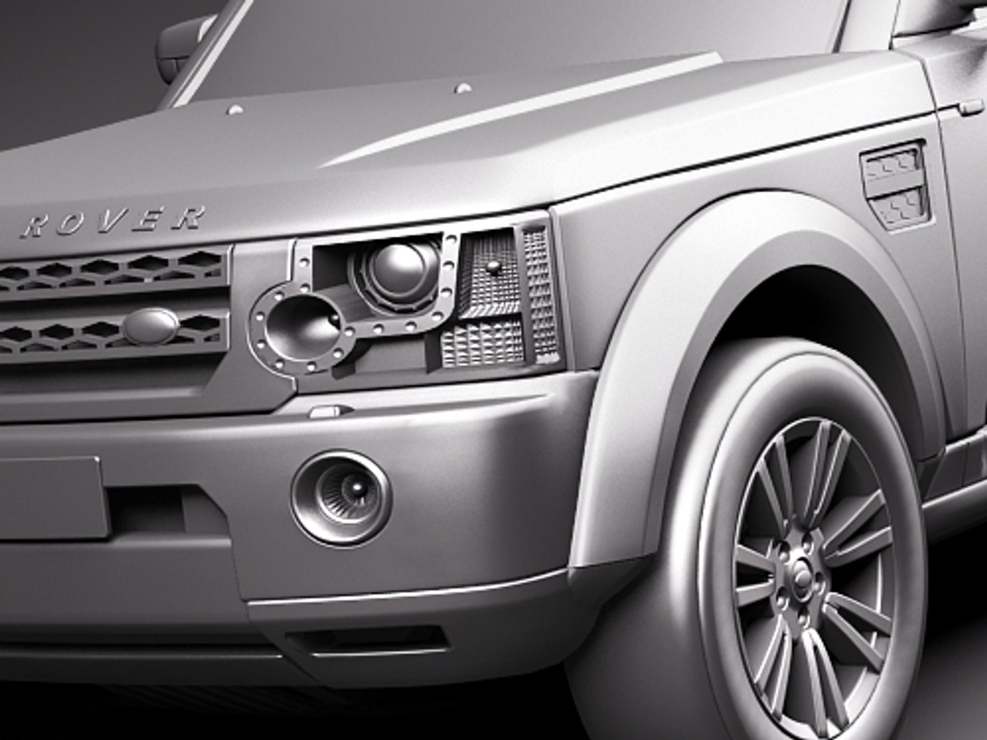 3d Model Of Land Rover Discovery 4