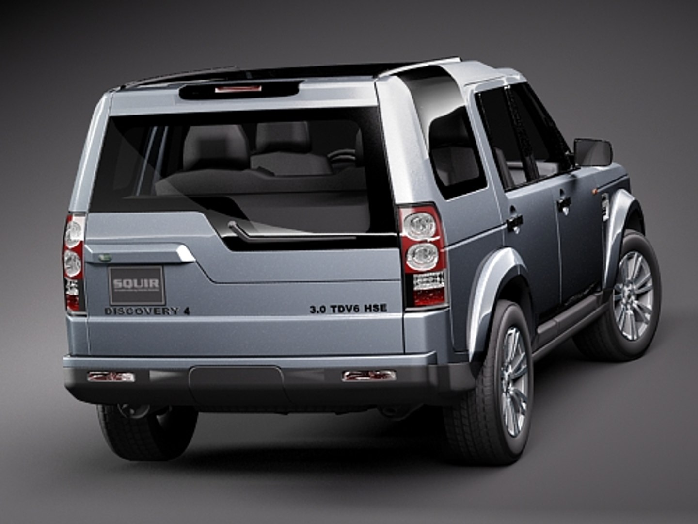 3d Model Of Land Rover Discovery 4