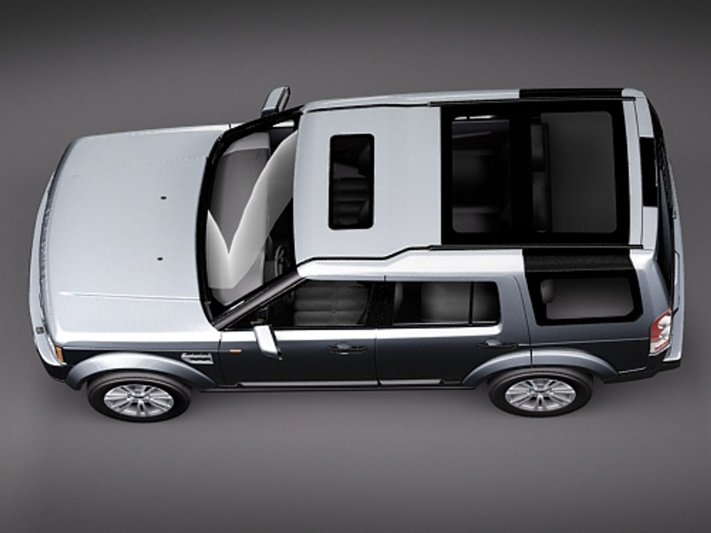 3d Model Of Land Rover Discovery 4