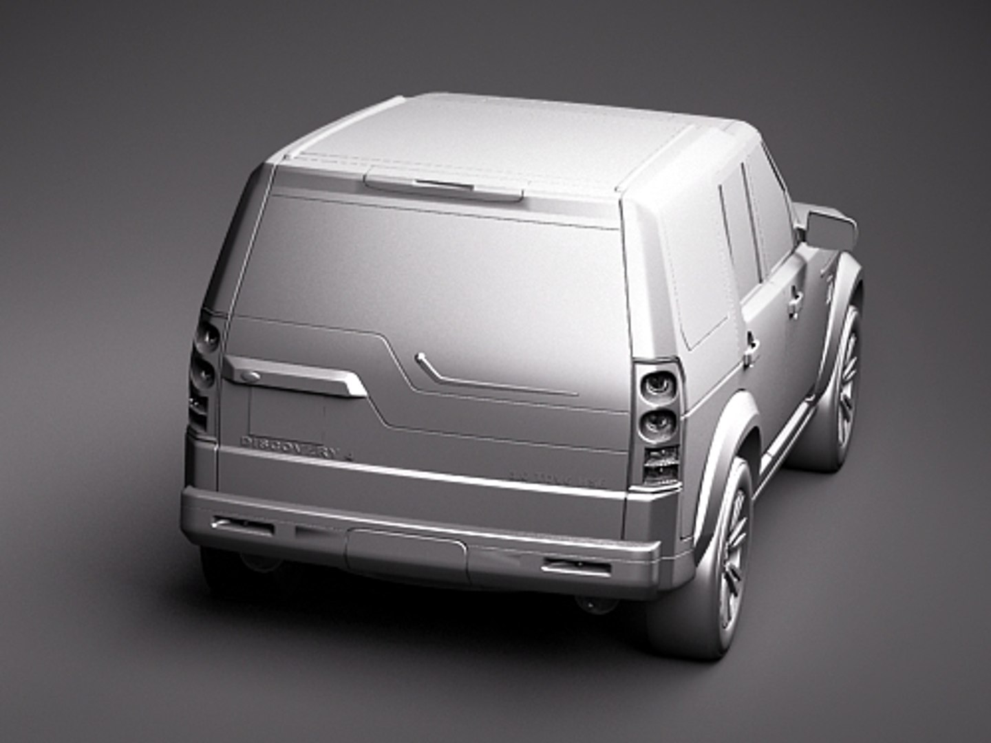 3d Model Of Land Rover Discovery 4