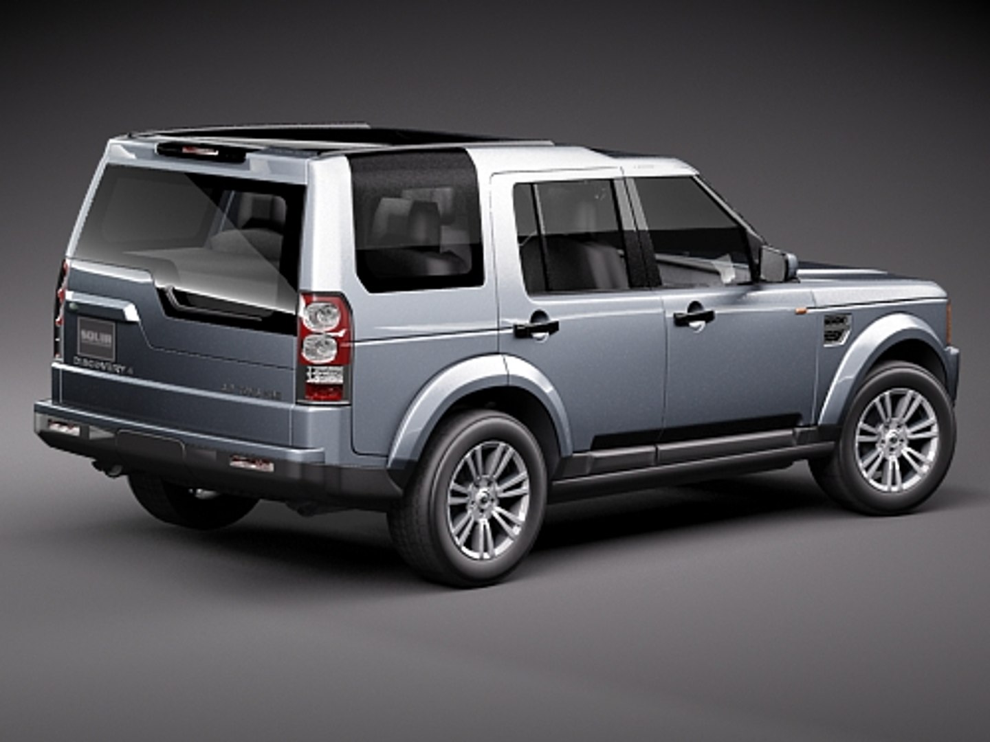 3d Model Of Land Rover Discovery 4