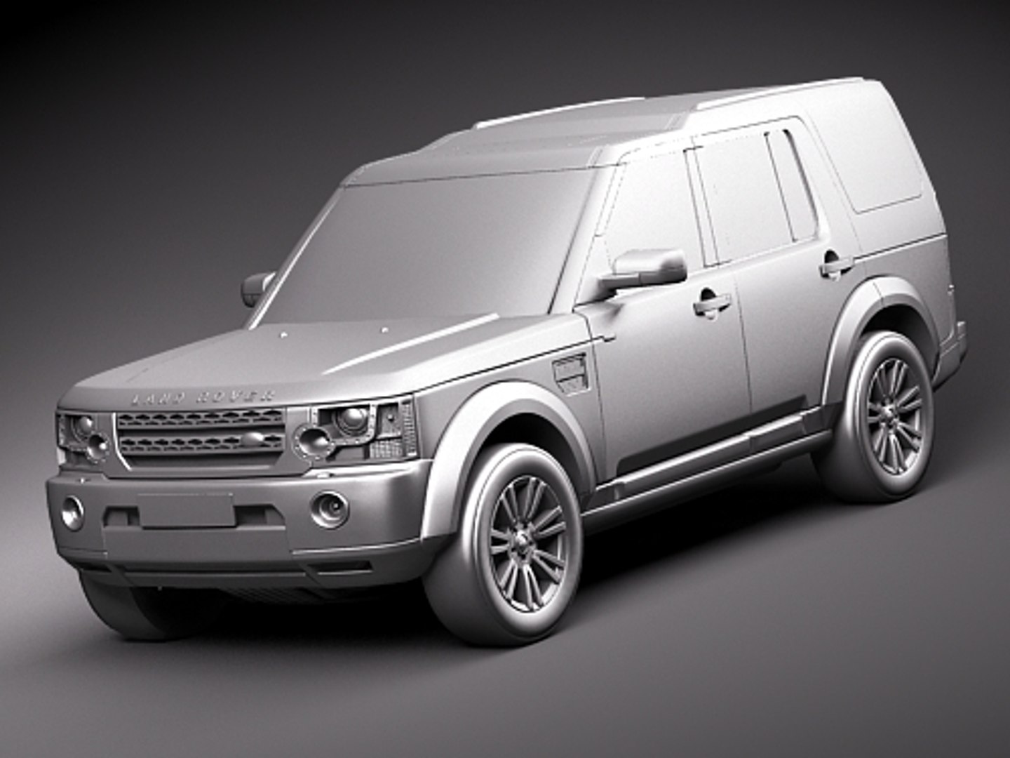 3d Model Of Land Rover Discovery 4
