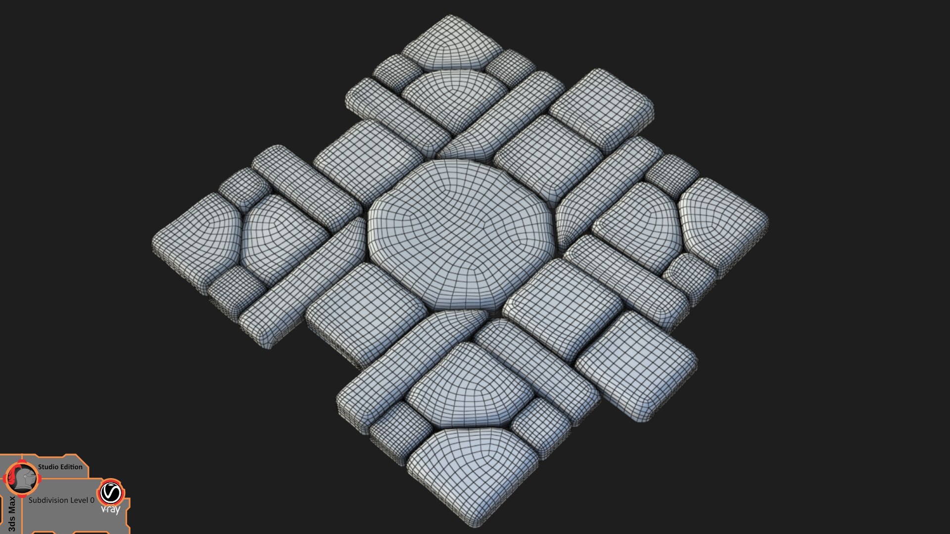 3d Model Runic Floor