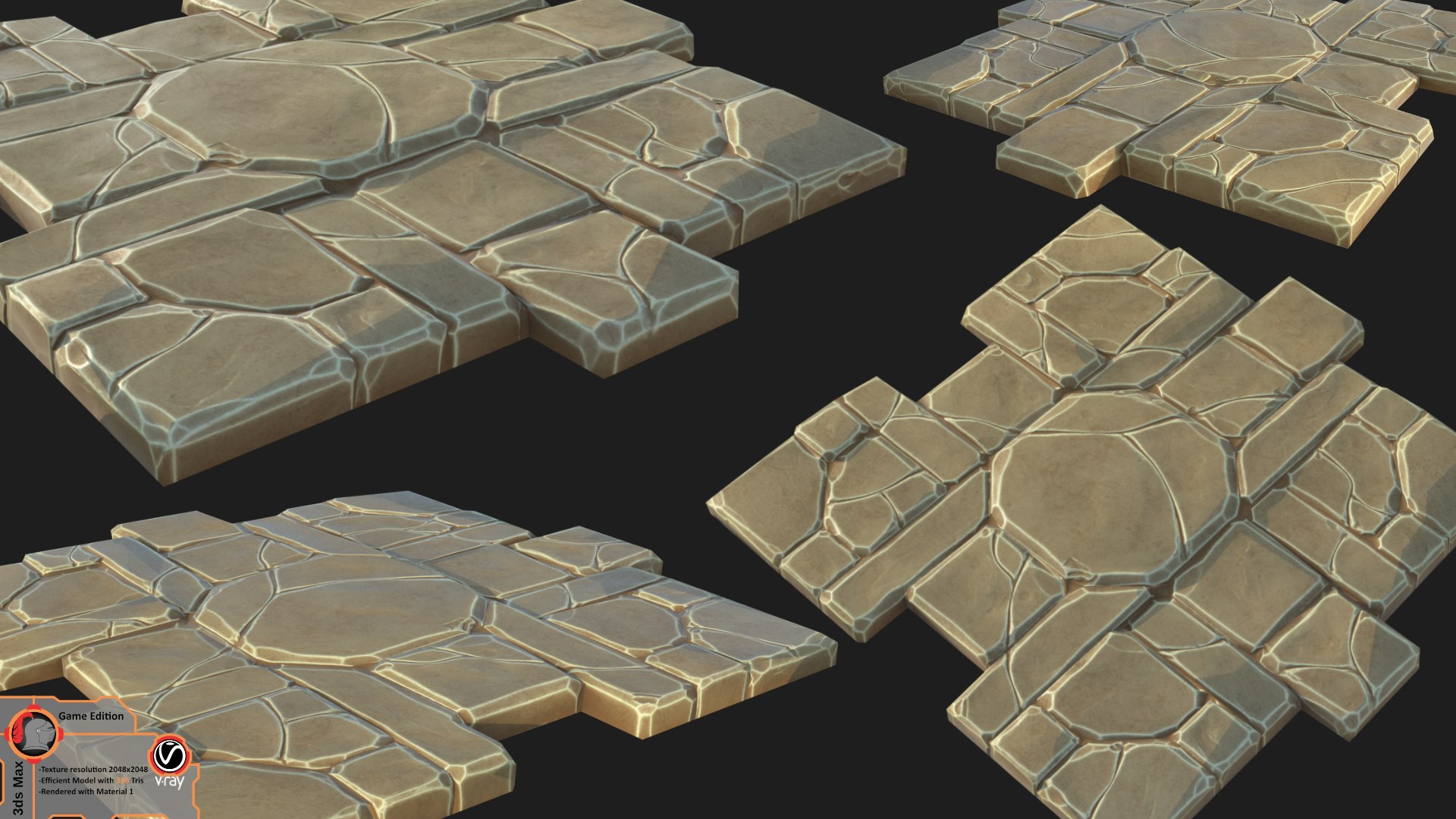 3d Model Runic Floor