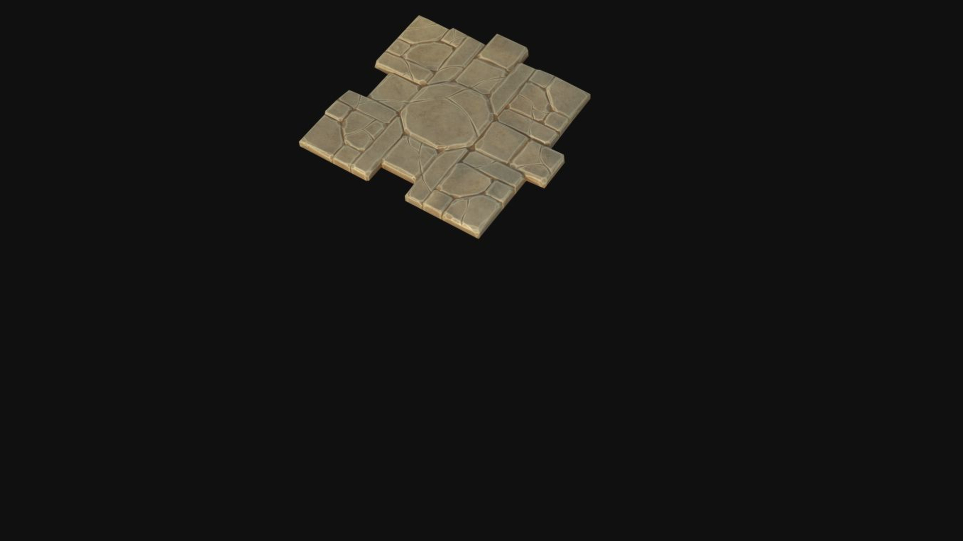 3d Model Runic Floor