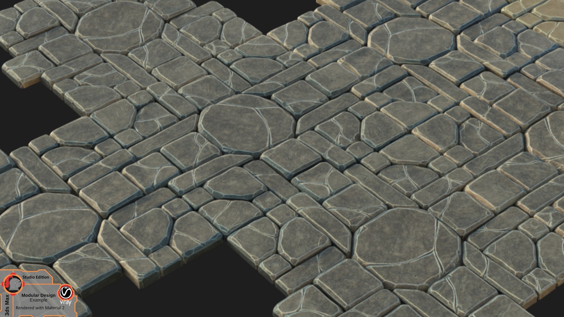 3d Model Runic Floor
