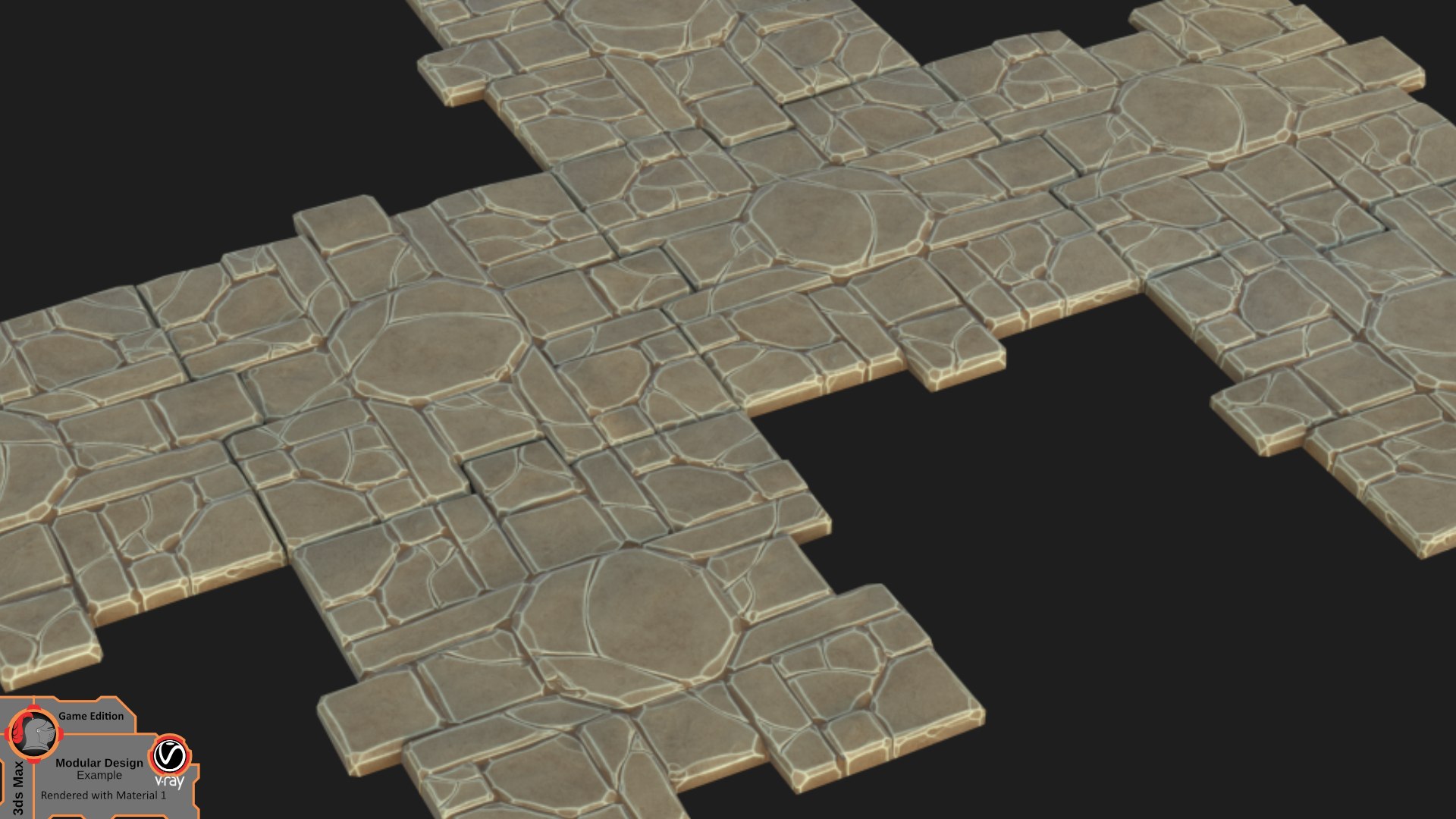 3d Model Runic Floor