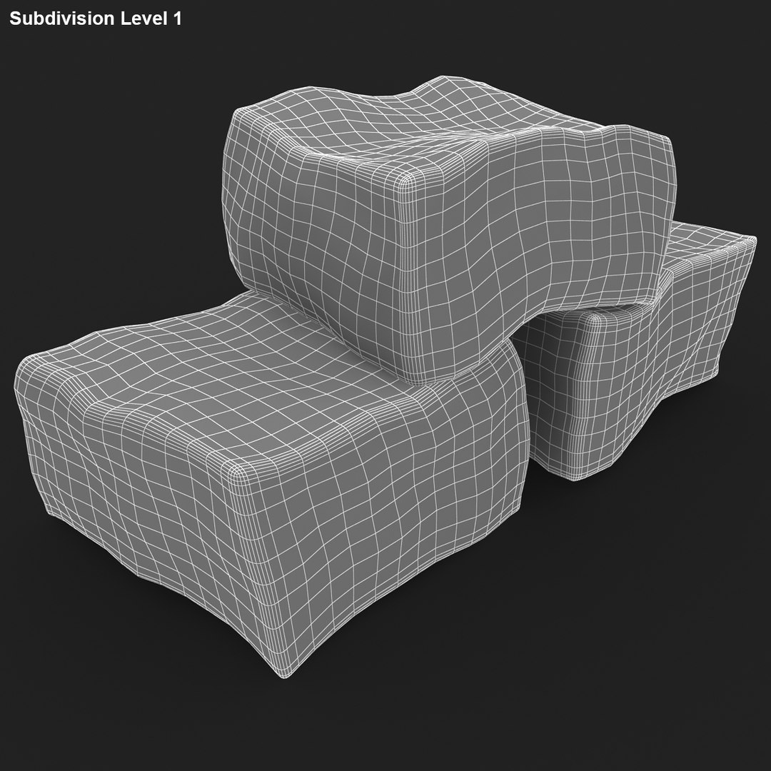 3d Model Of Realistic Tofu 2