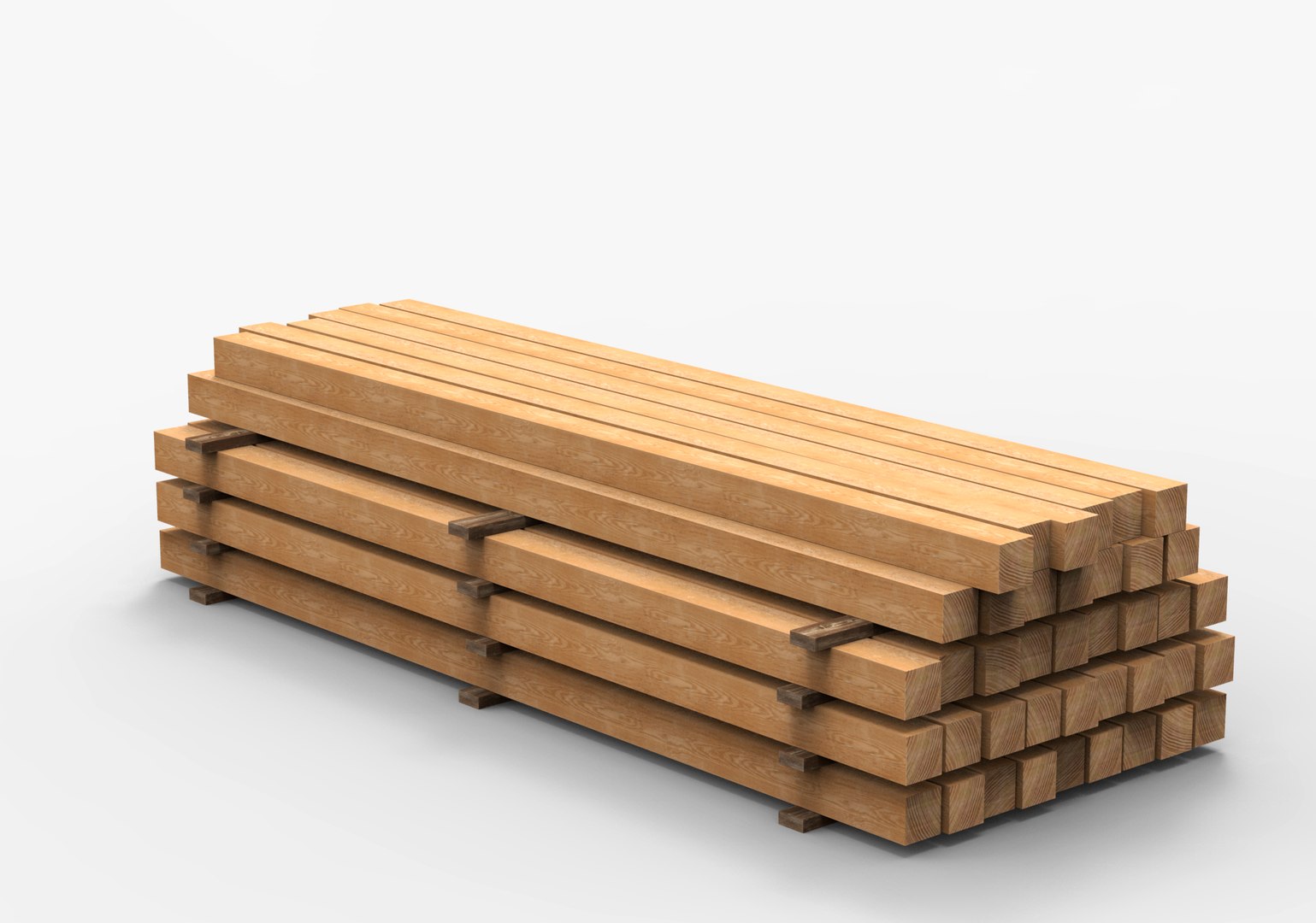 Wooden Beams 3D Model - TurboSquid 1333873