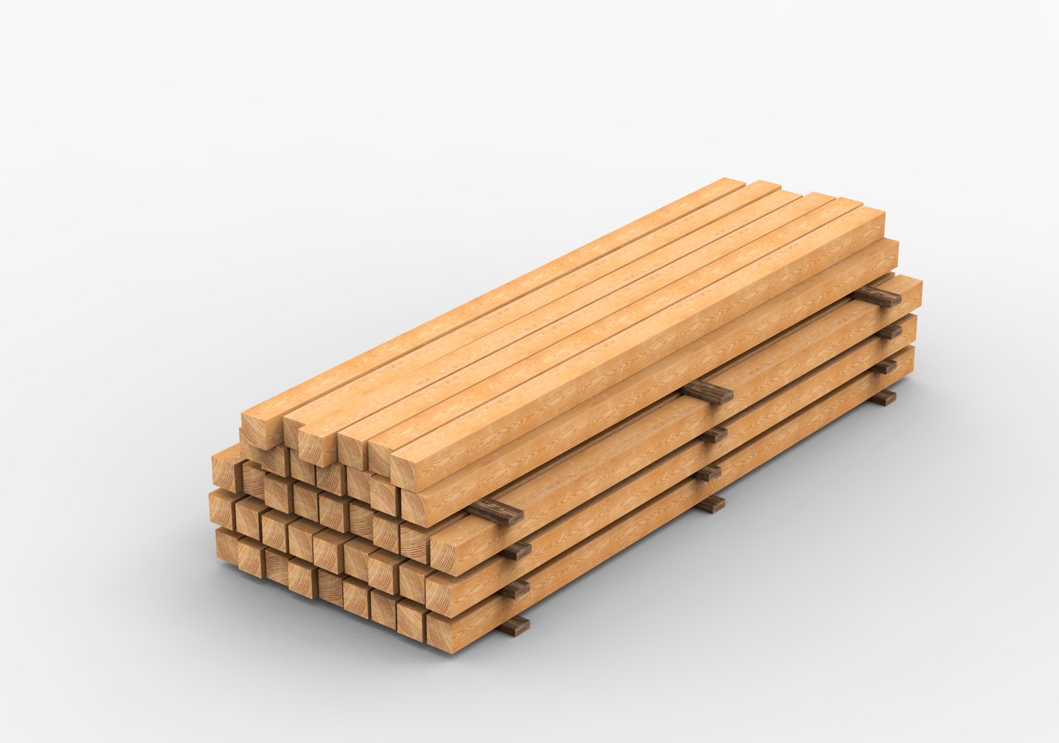 Wooden Beams 3D Model - TurboSquid 1333873