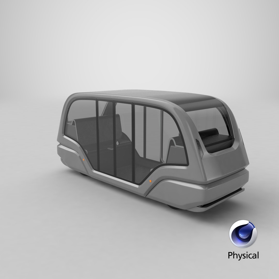 3D Electric Pod Bus - TurboSquid 1306578