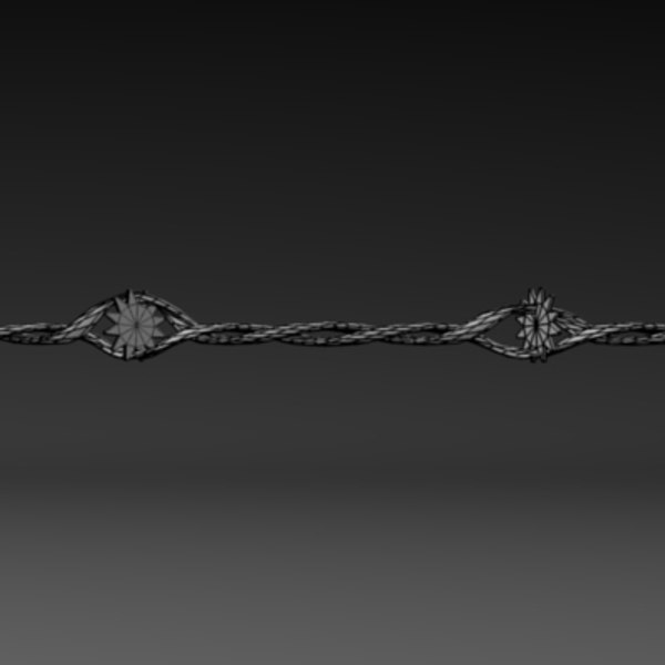 3d barbed wire