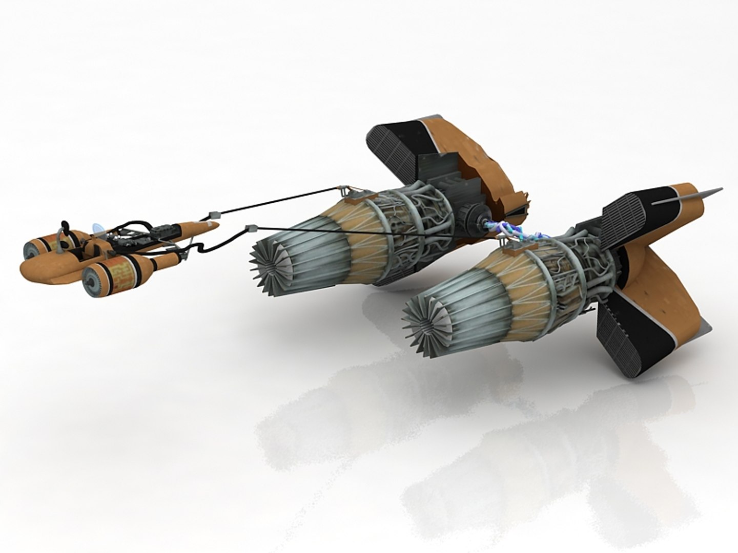 3D Sebulba Pod Racer Anakin - TurboSquid 1626435