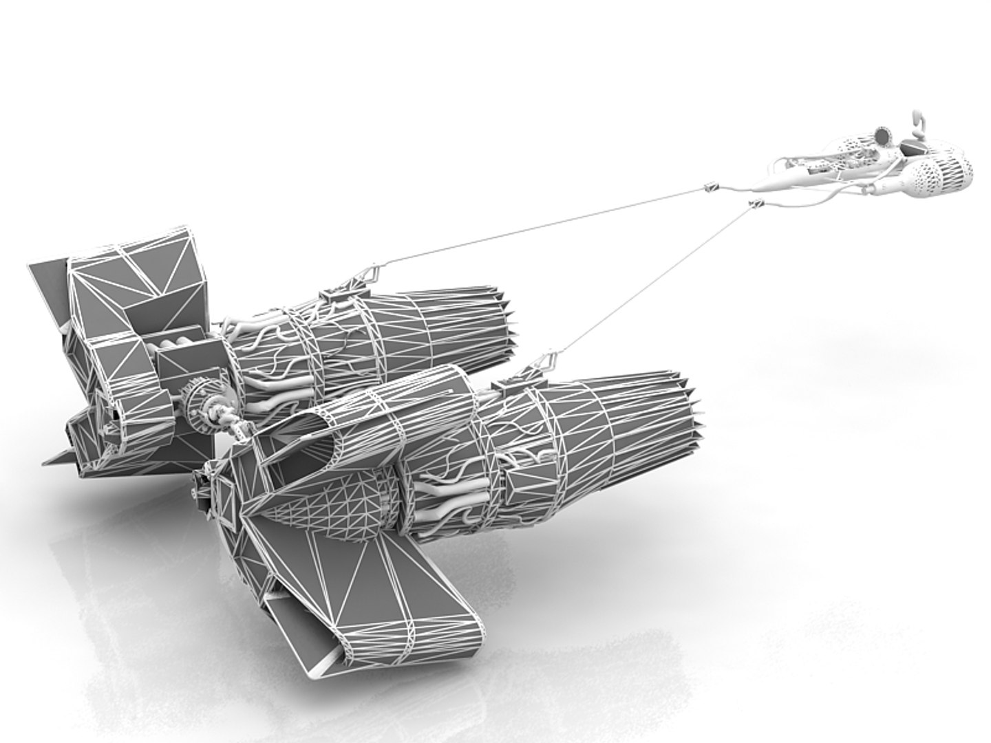 3D Sebulba Pod Racer Anakin - TurboSquid 1626435