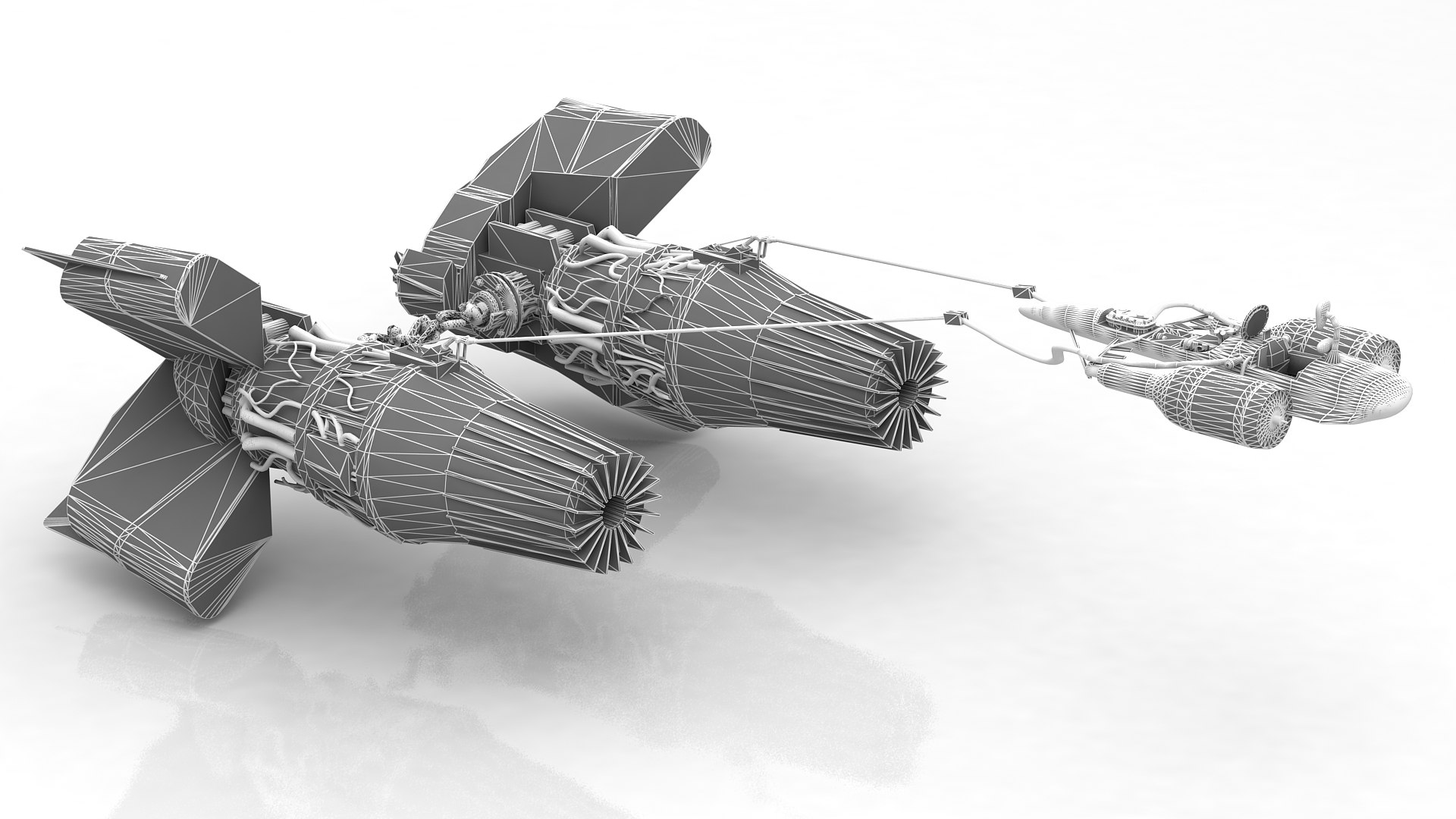 3D Sebulba Pod Racer Anakin - TurboSquid 1626435