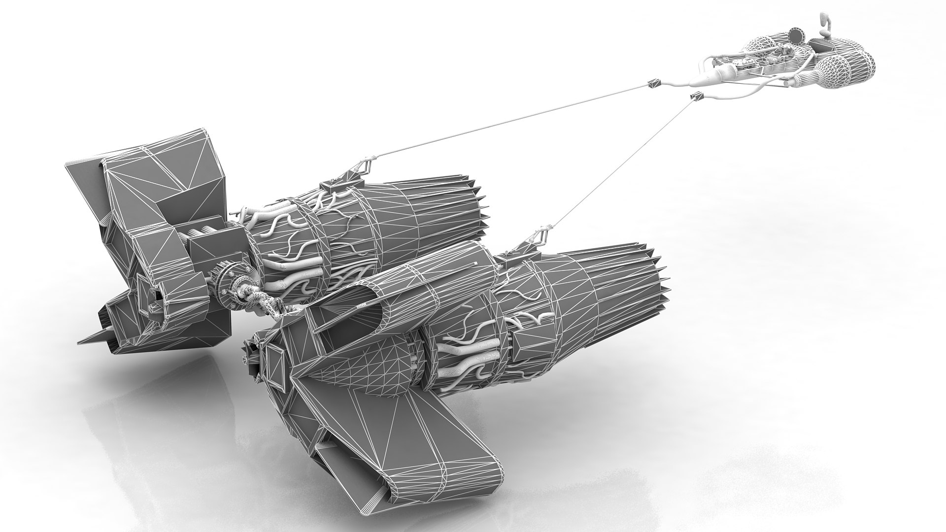 3D Sebulba Pod Racer Anakin - TurboSquid 1626435