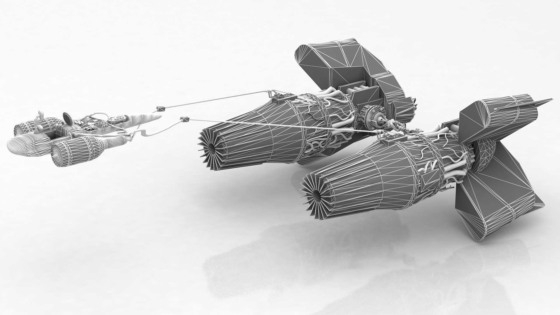 3D Sebulba Pod Racer Anakin - TurboSquid 1626435