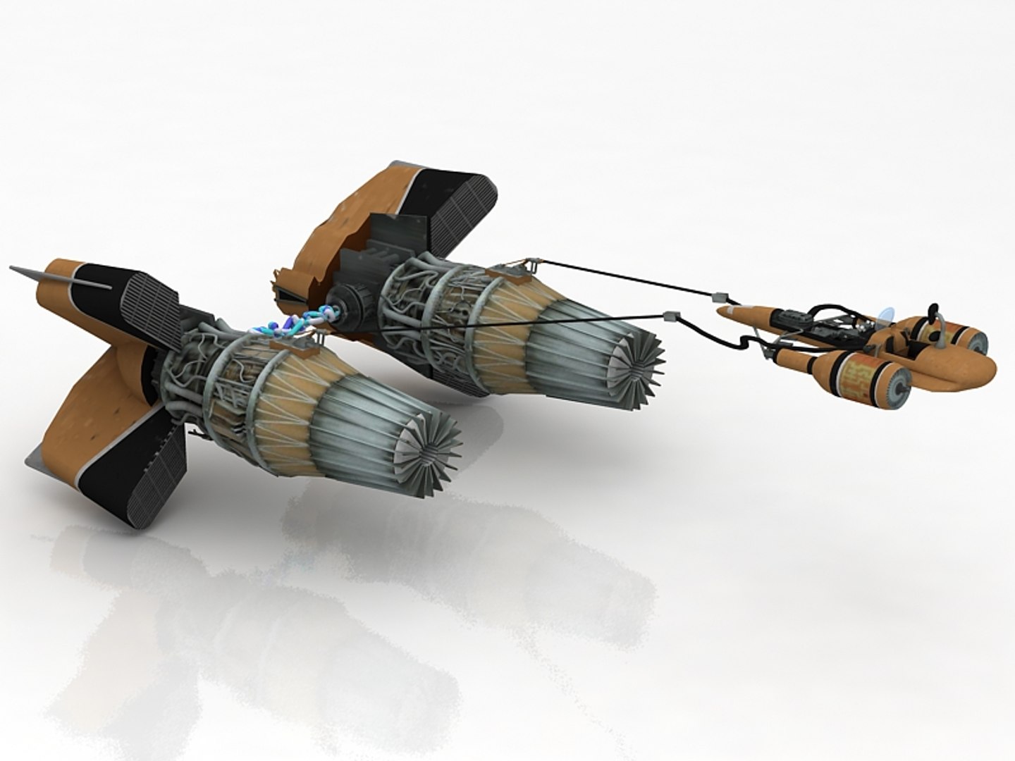 3D Sebulba Pod Racer Anakin - TurboSquid 1626435