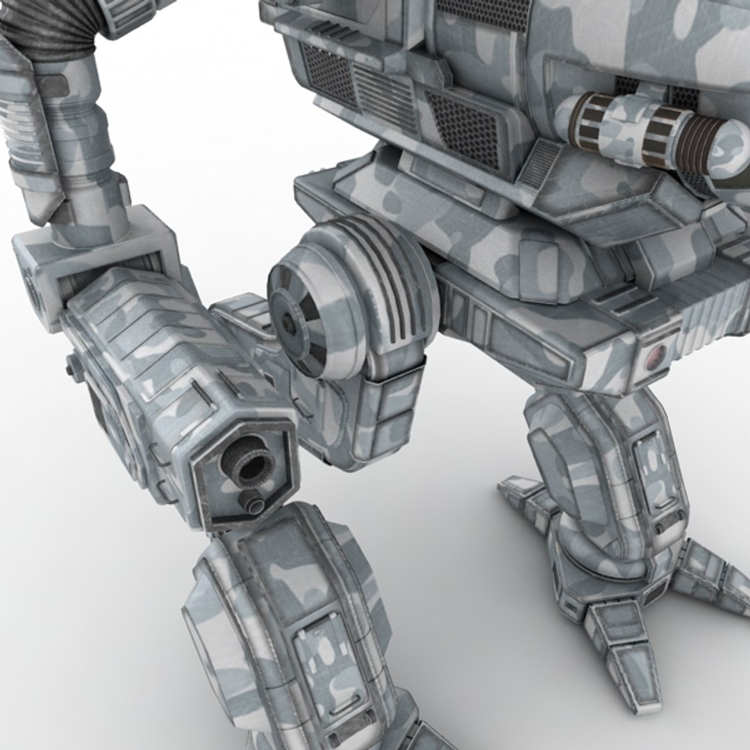 3d mech robot model