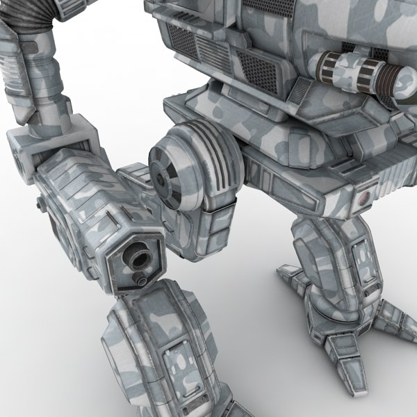 3d mech robot model