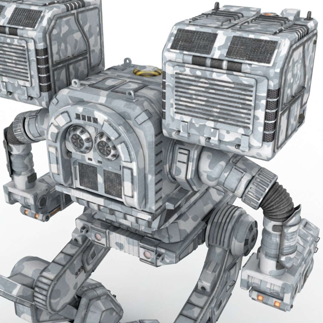 3d mech robot model