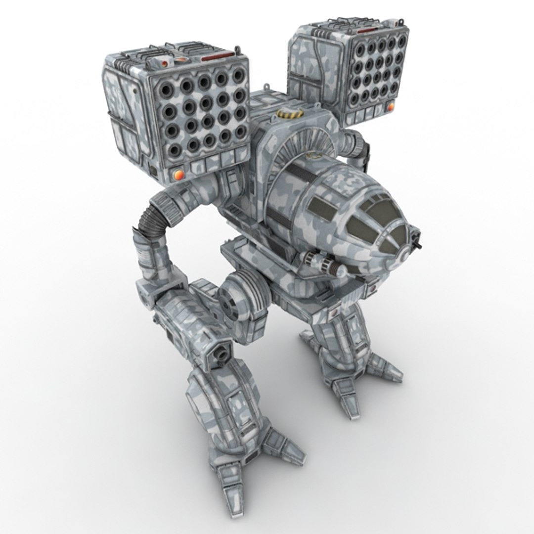 3d mech robot model
