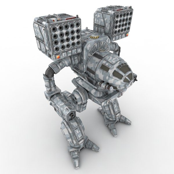 3d mech robot model