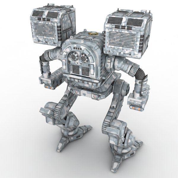 3d mech robot model