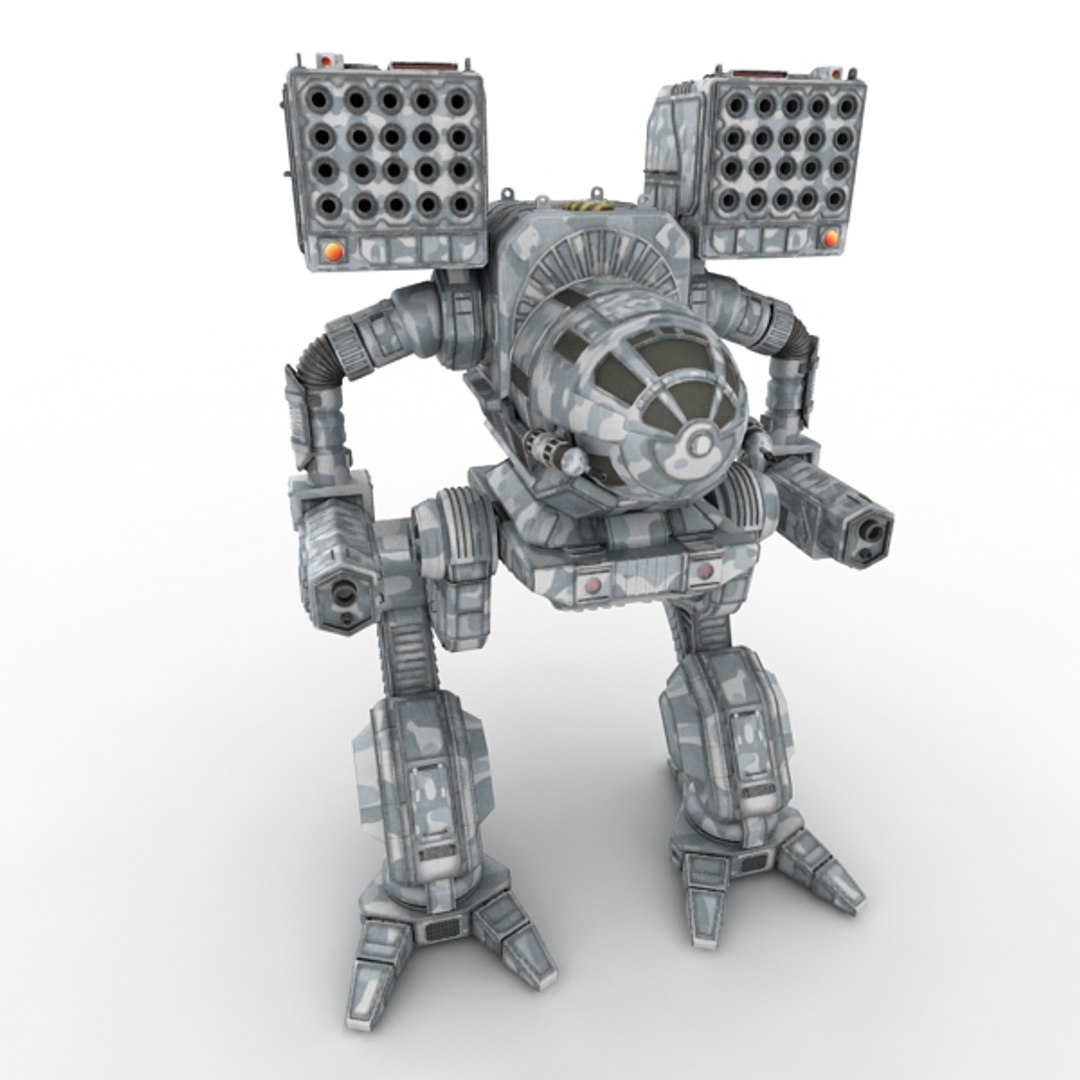 3d mech robot model