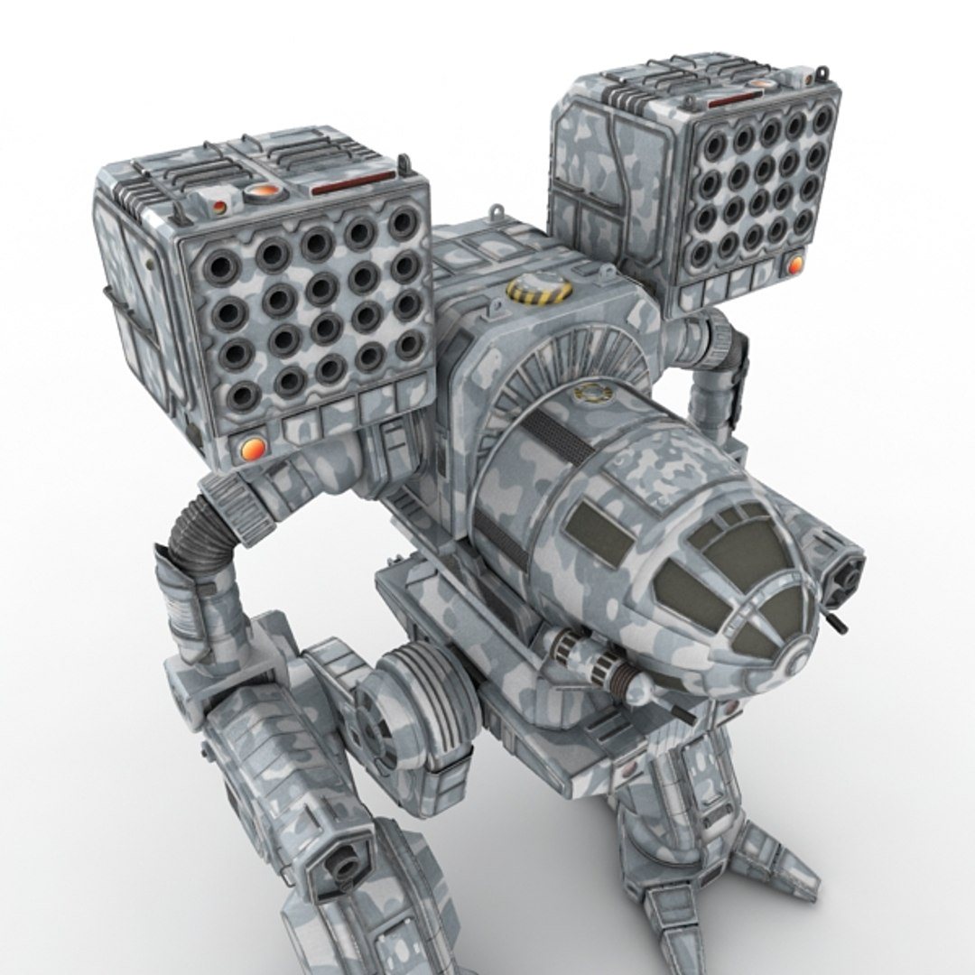 3d mech robot model