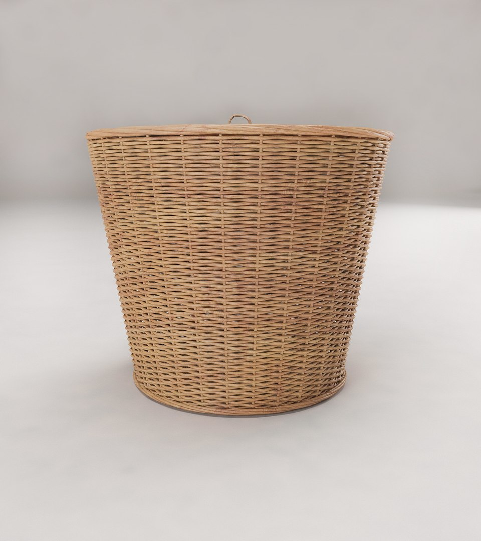 3d model basket realistic