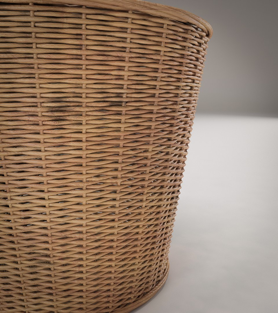 3d model basket realistic