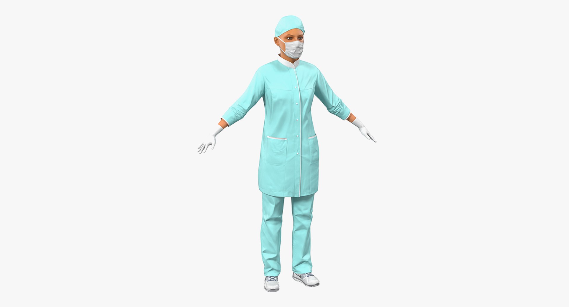 Female Doctors 2 Rigged 3D Model - TurboSquid 1516271