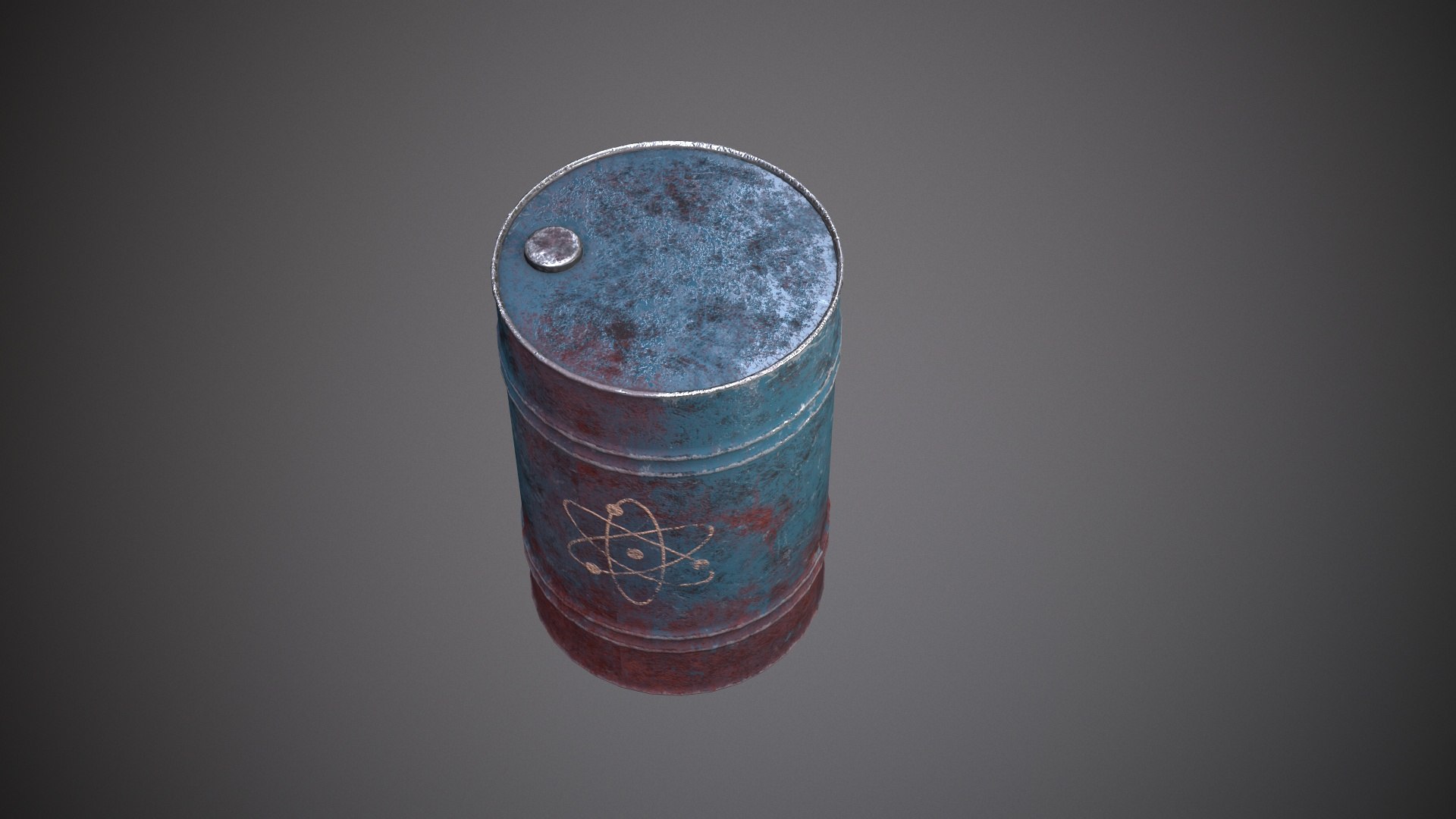 Damaged Barrel Low-Poly 3D Model - TurboSquid 1809816