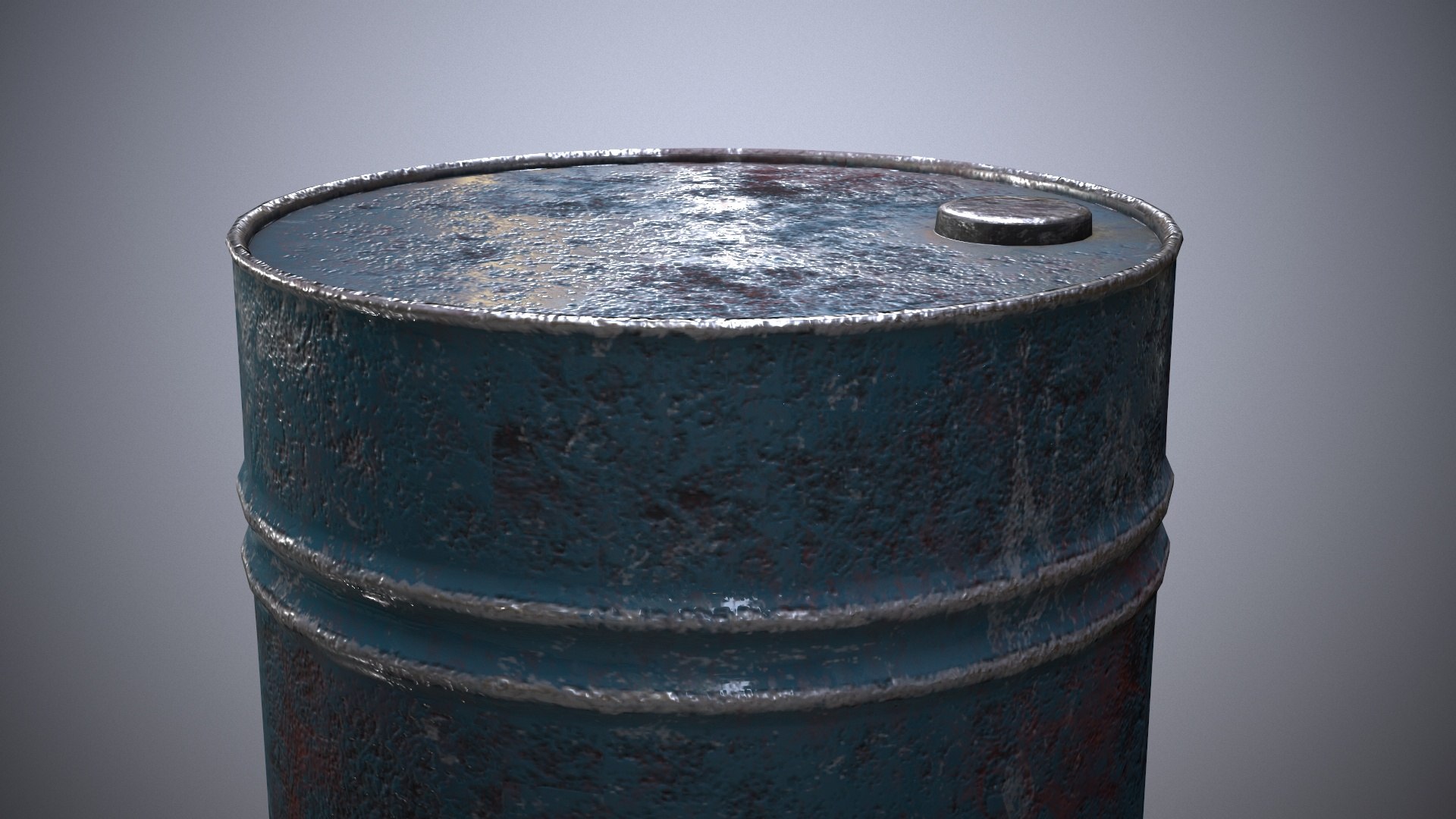 Damaged Barrel Low-Poly 3D Model - TurboSquid 1809816