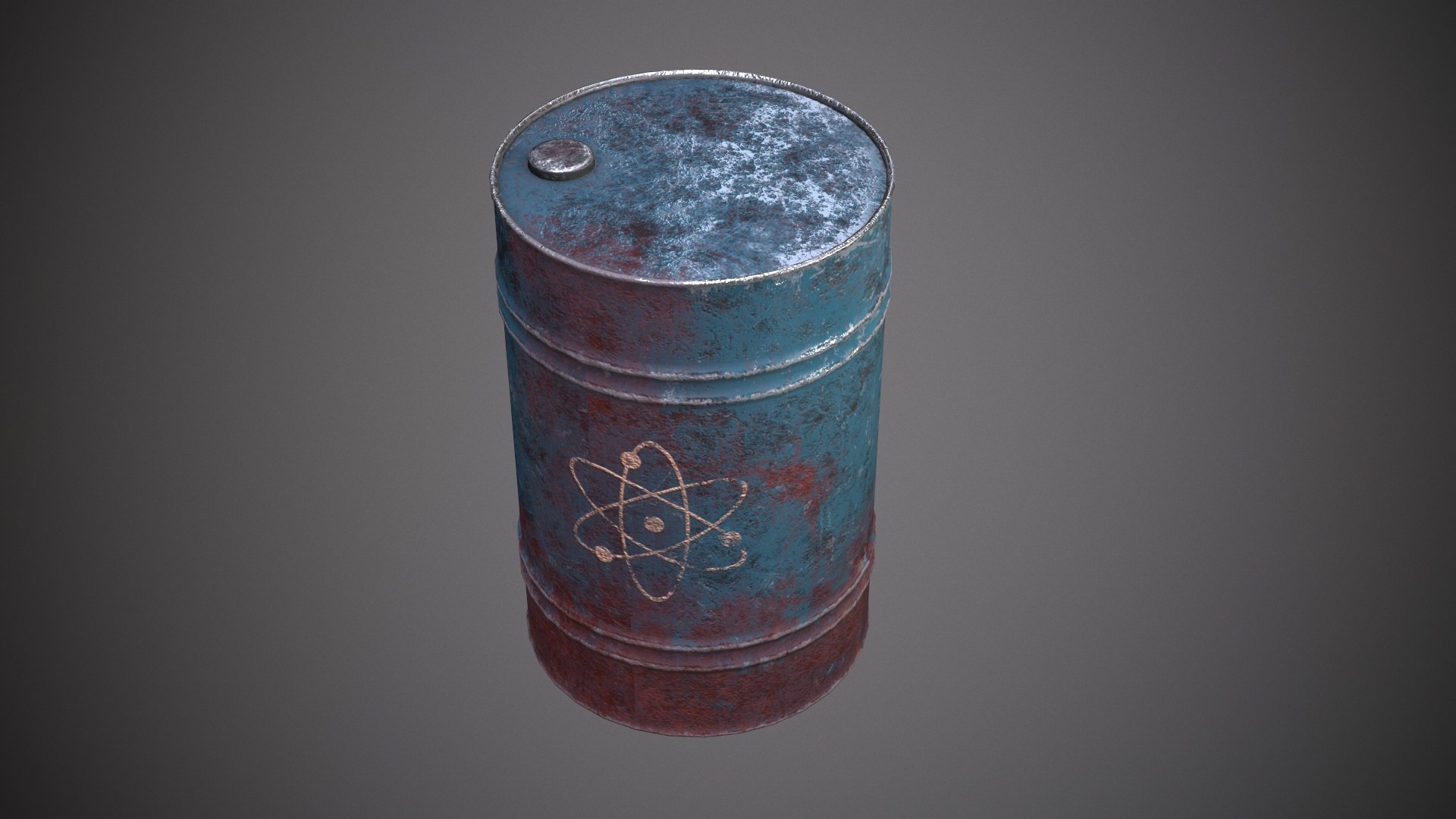 Damaged Barrel Low-Poly 3D Model - TurboSquid 1809816