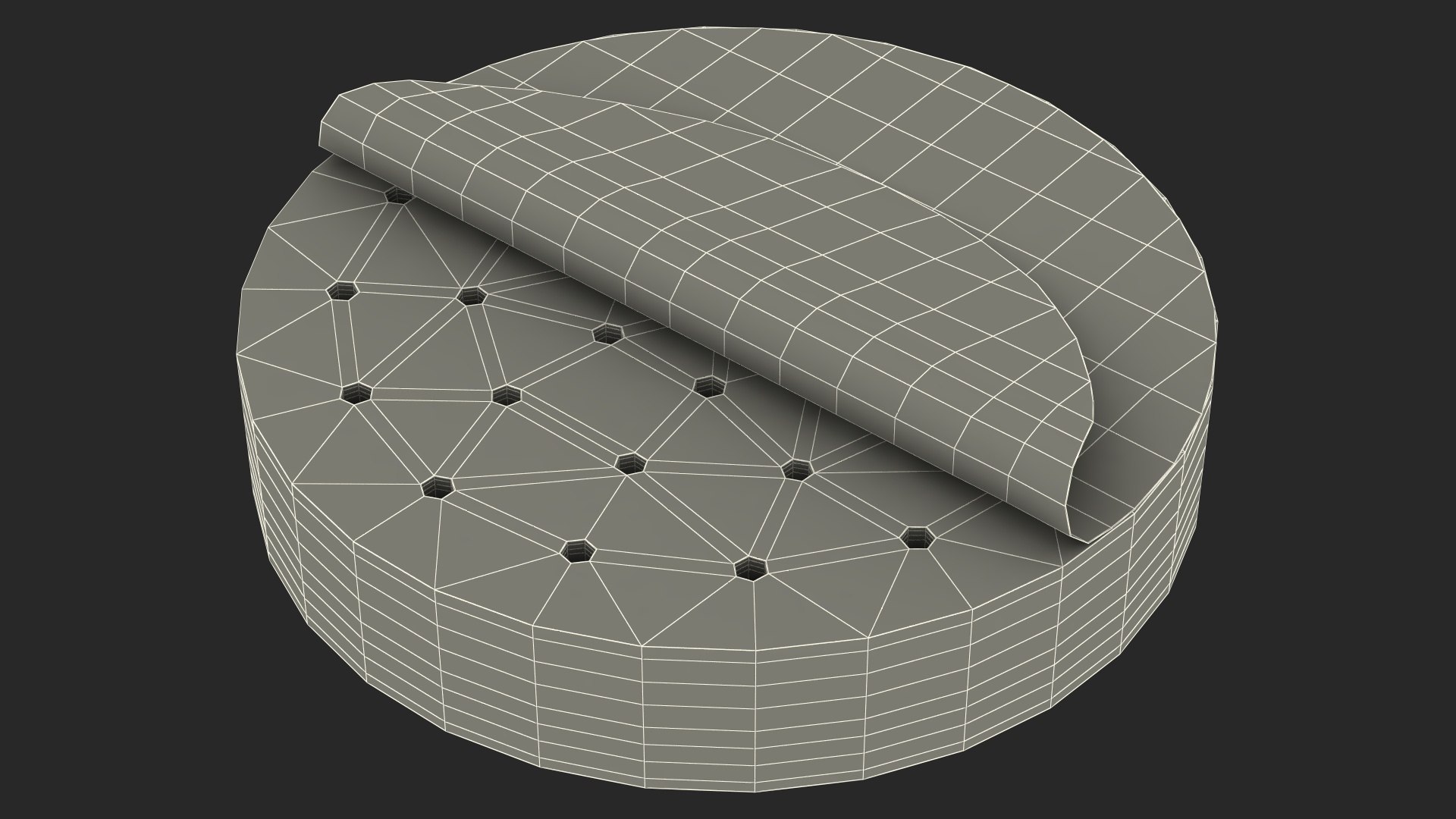 3D Stack of Round Fryer Parchment Paper - TurboSquid 2026365
