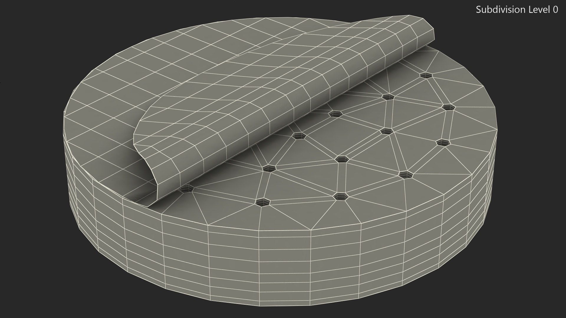3D Stack of Round Fryer Parchment Paper - TurboSquid 2026365