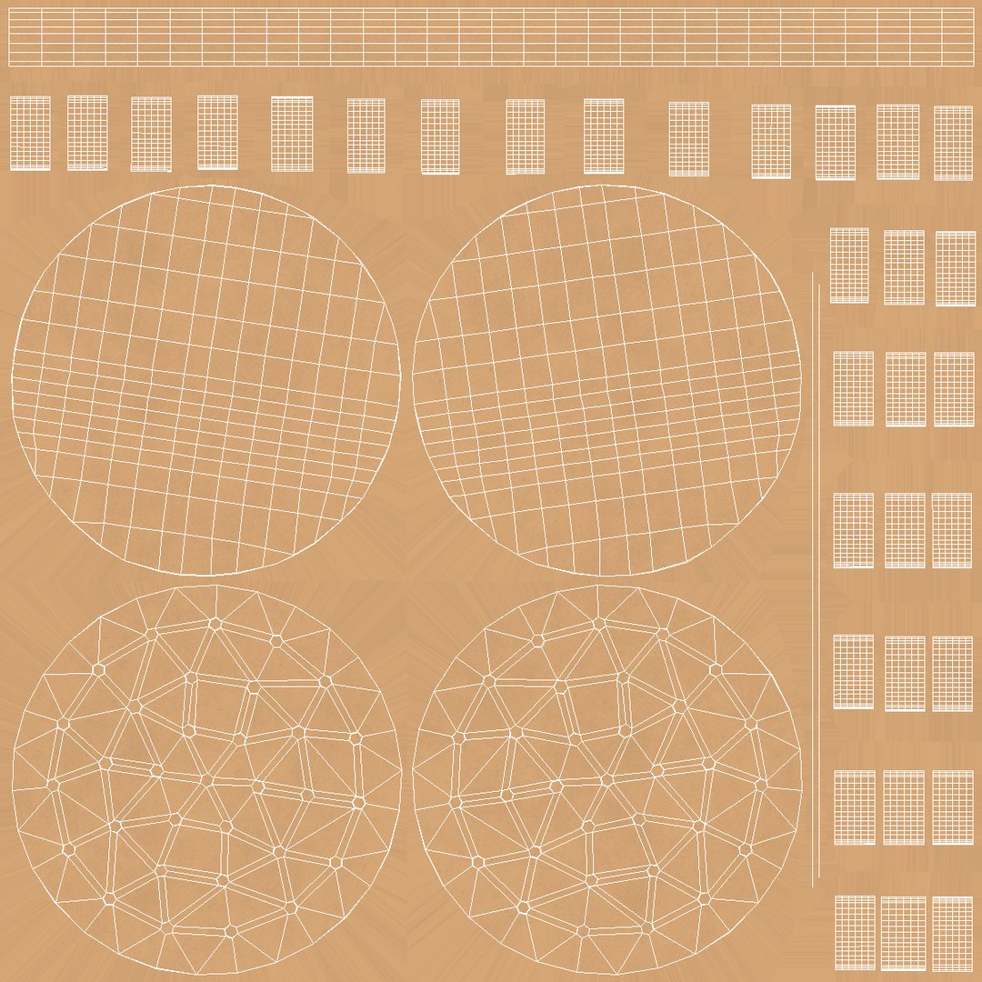 3D Stack of Round Fryer Parchment Paper - TurboSquid 2026365