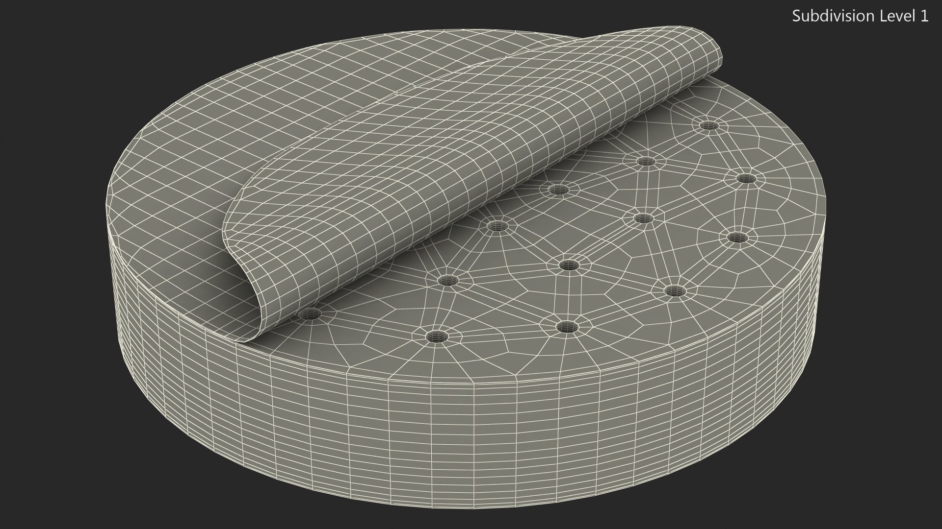 3D Stack of Round Fryer Parchment Paper - TurboSquid 2026365