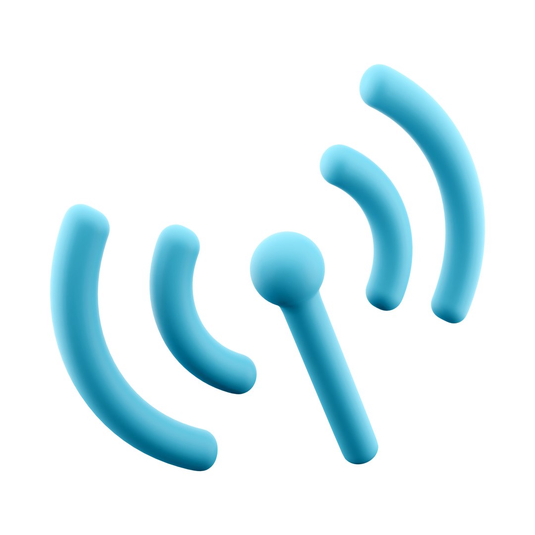 Signal Transmission Icon 3D Model - TurboSquid 2076091