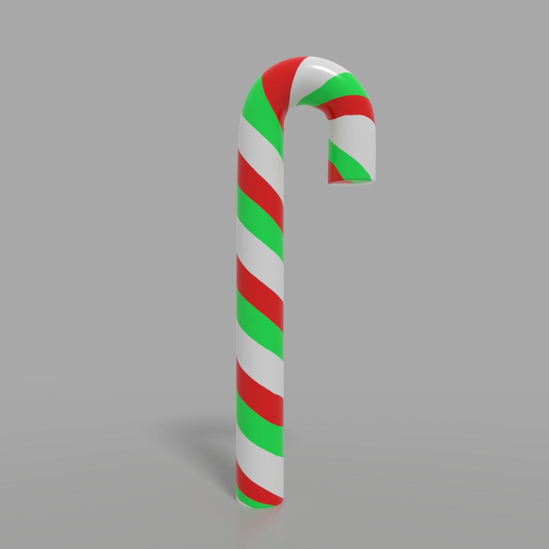 Christmas Candy Cane 3D Model - TurboSquid 1356747