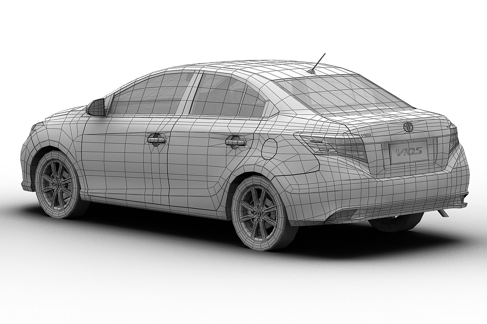 Toyota Vios 3d 3ds