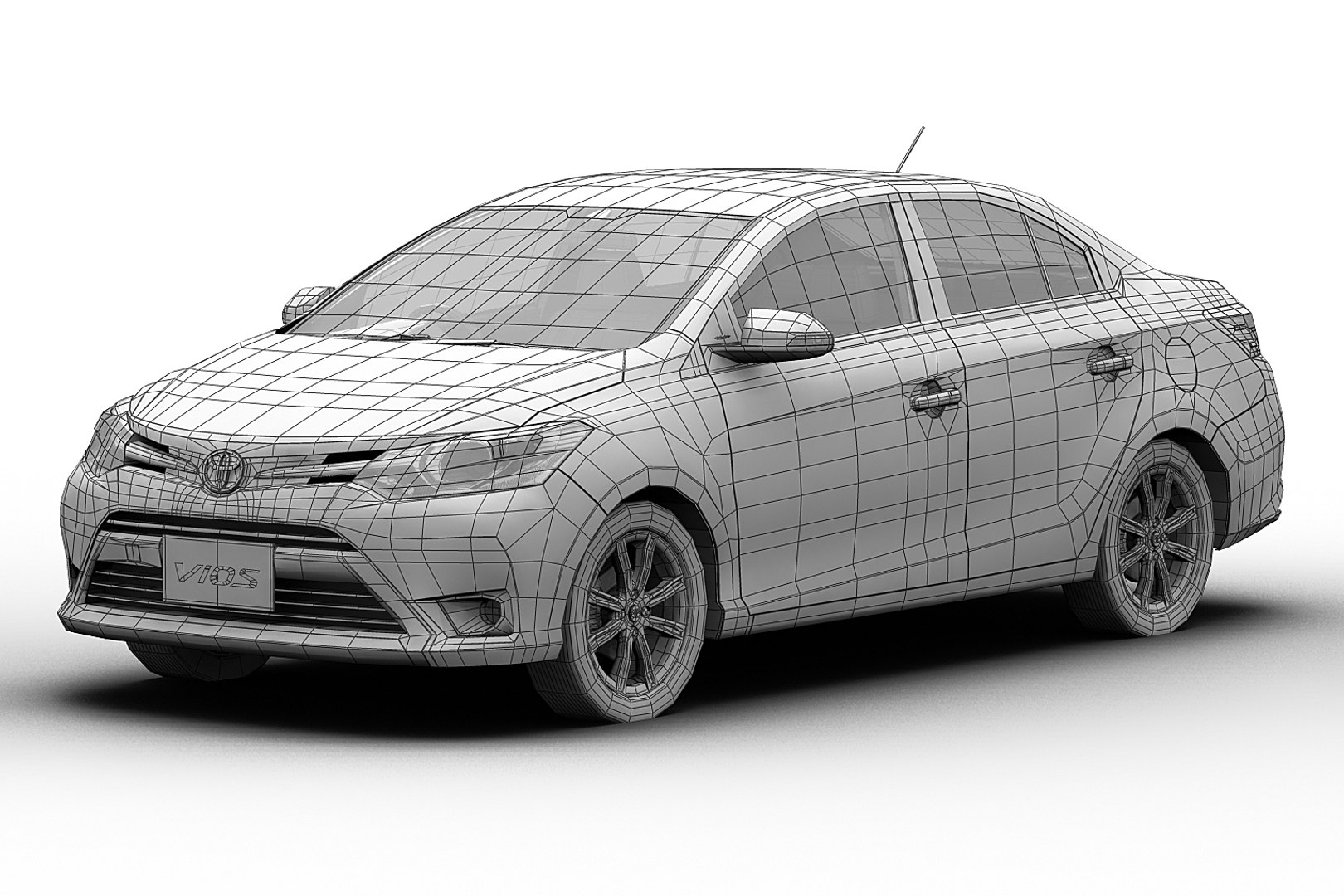 Toyota Vios 3d 3ds