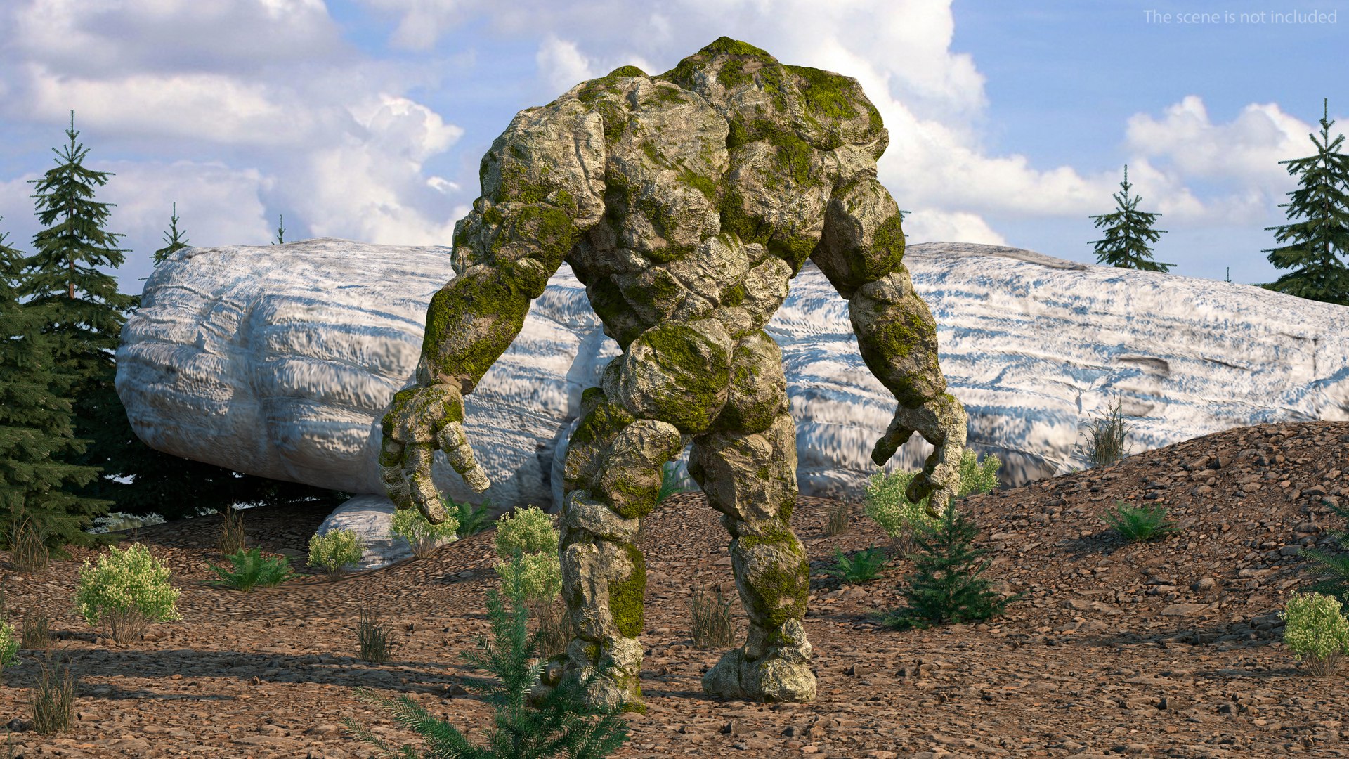 Character Stone Golem 3D model - TurboSquid 2031791